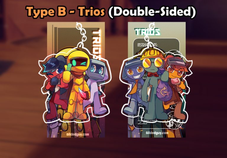 Story #0 Themed Keychains - Gildedguy